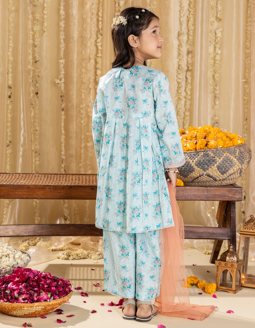 AQUA LAWN EMBROIDERED 3PC | JGK-S-JGP-25-1541 – J.