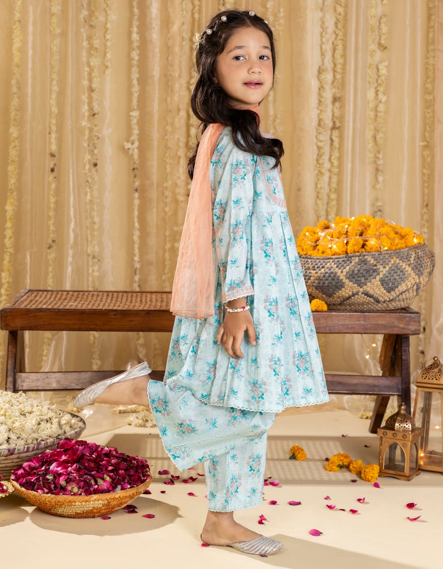 AQUA LAWN EMBROIDERED 3PC | JGK-S-JGP-25-1541 – J.